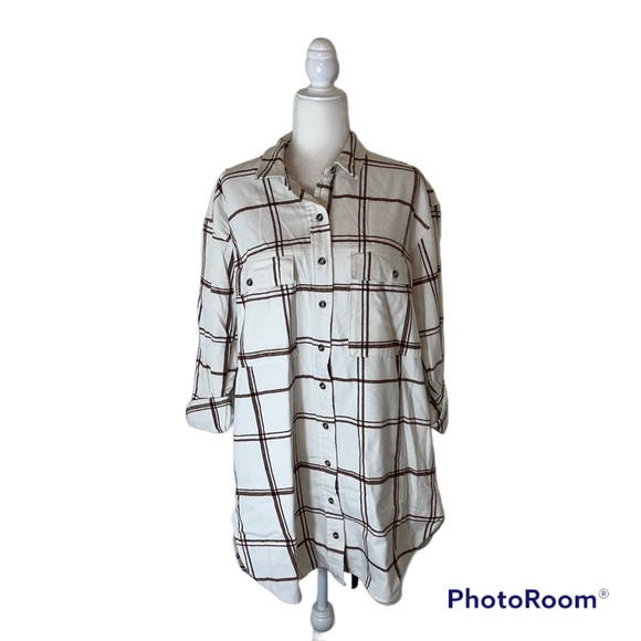 Universal Thread | Dresses | Womens Long Sleeve Buttondown Shirtdress ...